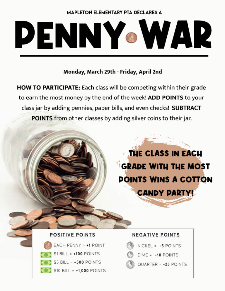 Penny Wars! – Mapleton Elementary PTA